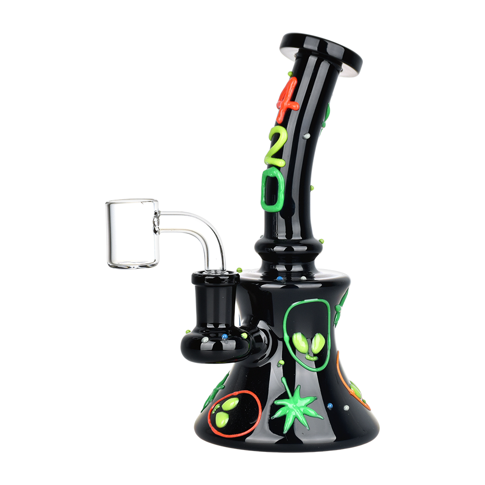 420 Alien Leaf Dab Rig | Glow In The Dark Rigs - Pulsar – Pulsar Shop