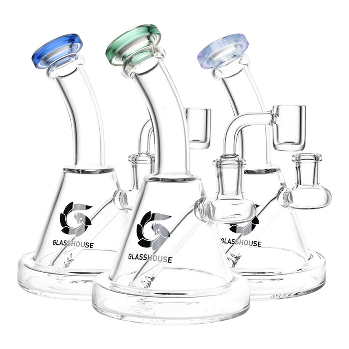 Glass House Bent Neck Dab Rig | Best Mini Rigs - Pulsar – Pulsar Shop