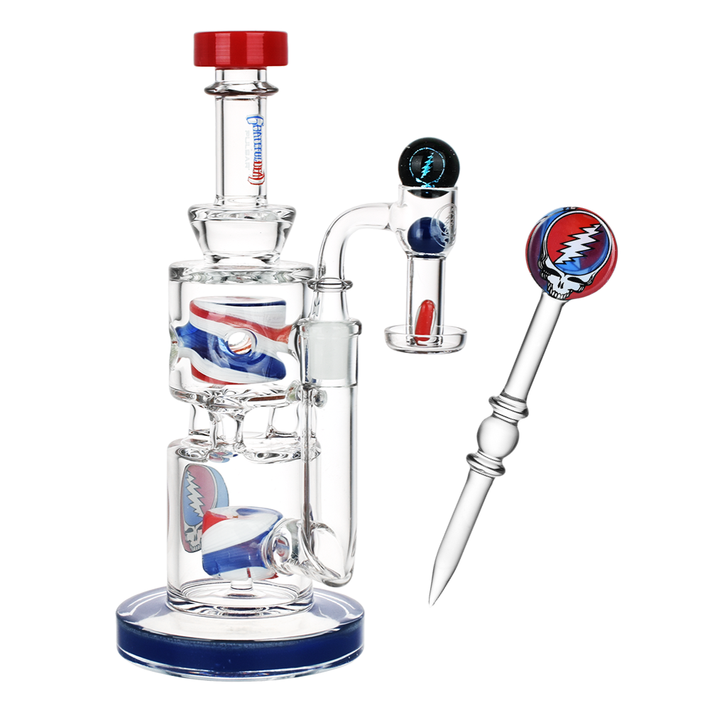 Stealied Out Dab Rig Set | Grateful Dead x Pulsar Collection – Pulsar Shop