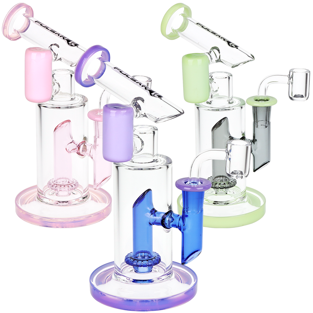 Fractured Tower Bicolor Dab Rig | Sidecar Water Pipes - Pulsar – Pulsar ...