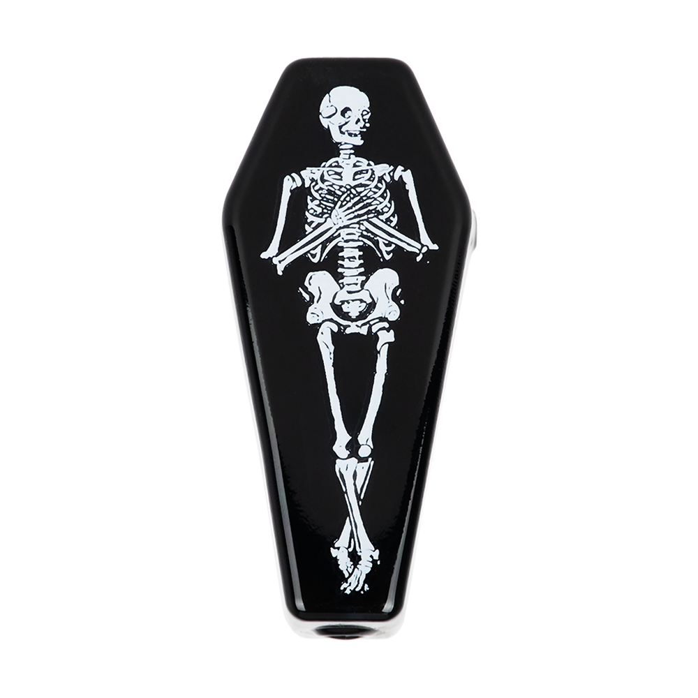 Skelly's Coffin Hand Pipe | Spooky Smoking Pipes - Pulsar – Pulsar Shop